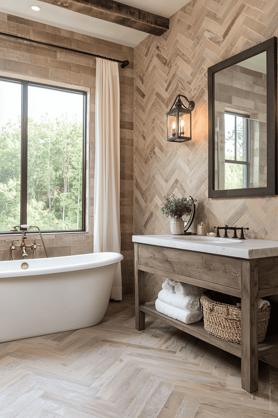 15 Rustic Bathroom Ideas - Shower Redefined