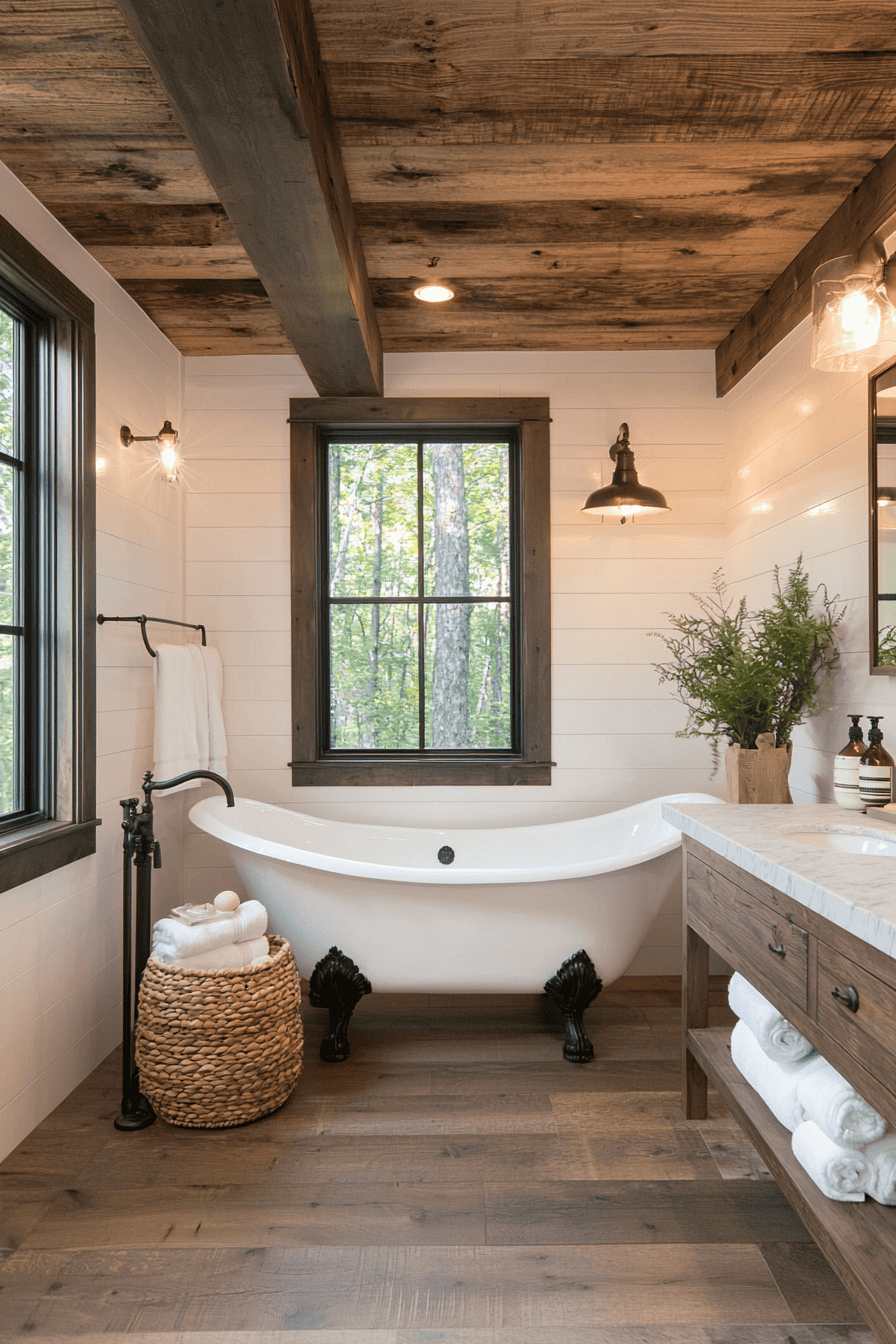 15 Rustic Bathroom Ideas - Shower Redefined