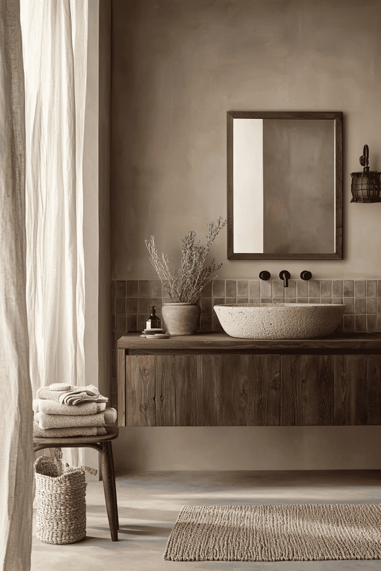 15 Rustic Bathroom Ideas - Shower Redefined
