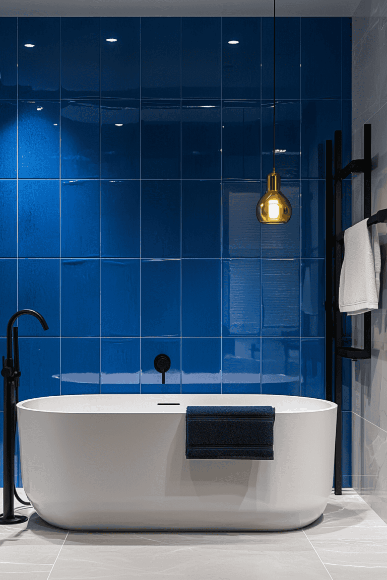 15 Blue Bathroom Tiles to Transform Your Space - Shower Redefined