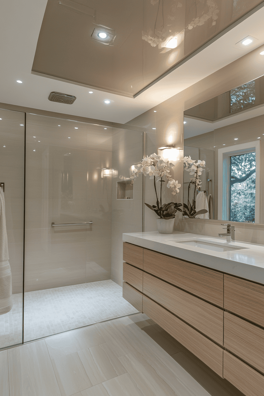 15 Stunning Bathroom Ceiling Ideas to Transform Your Space - Shower Redefined