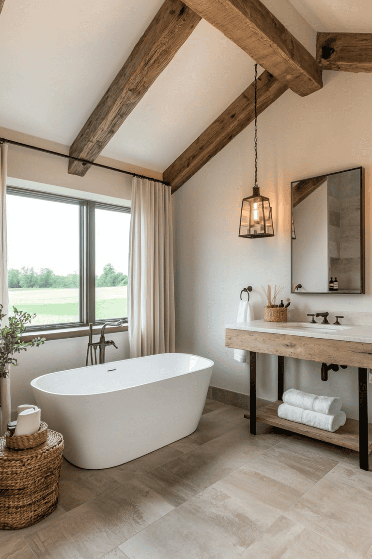 15 Rustic Bathroom Ideas - Shower Redefined