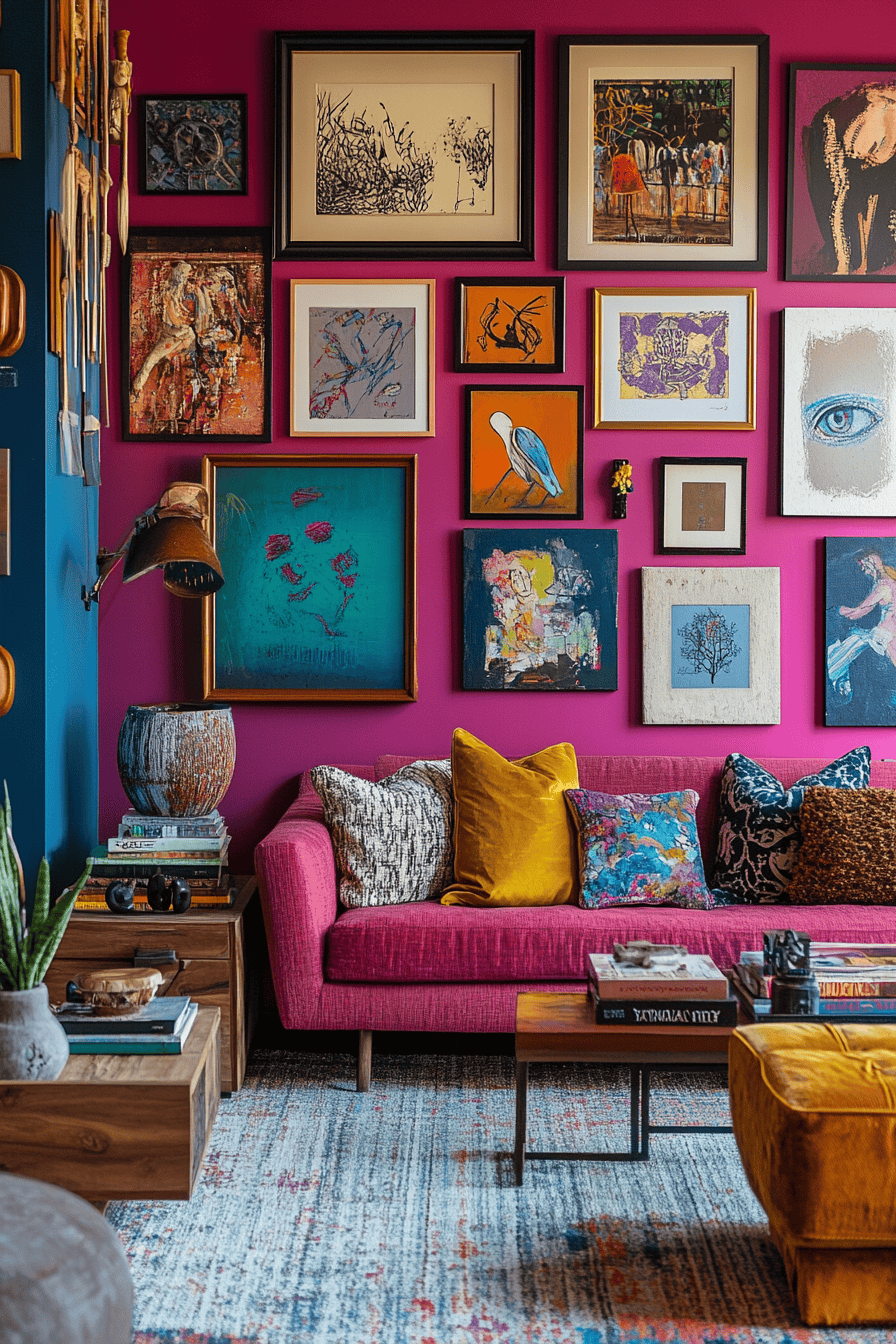 25 Eclectic Maximalism Ideas With Bold Drama - Shower Redefined