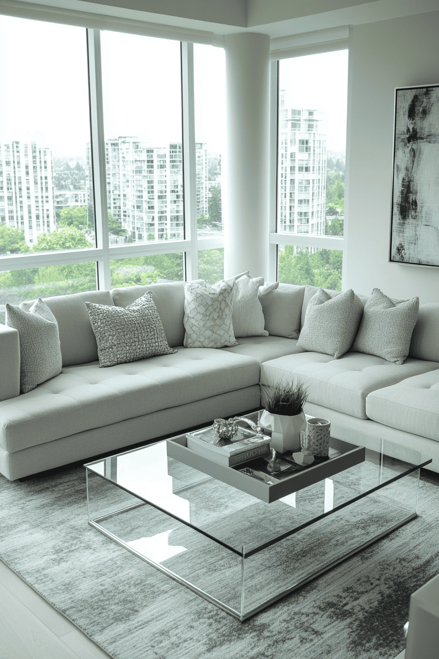 25 Grey Living Room Ideas With Contemporary Style - Shower Redefined