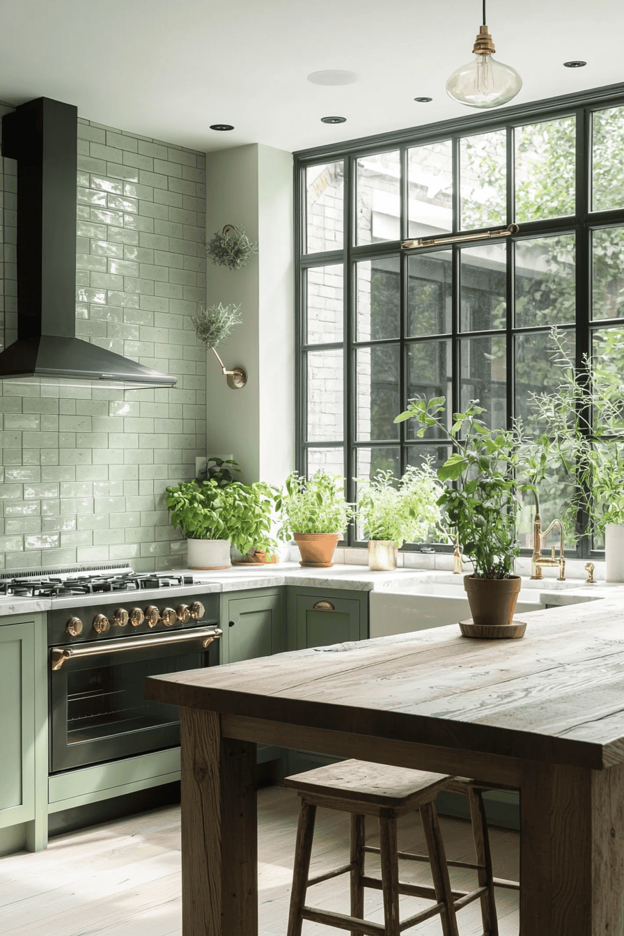 25 Sage Green Kitchen Ideas for a Calming Space - Shower Redefined