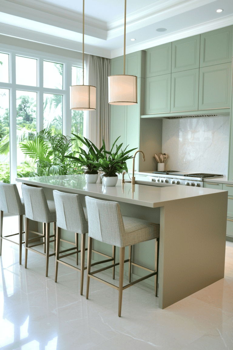 25 Sage Green Kitchen Ideas for a Calming Space - Shower Redefined