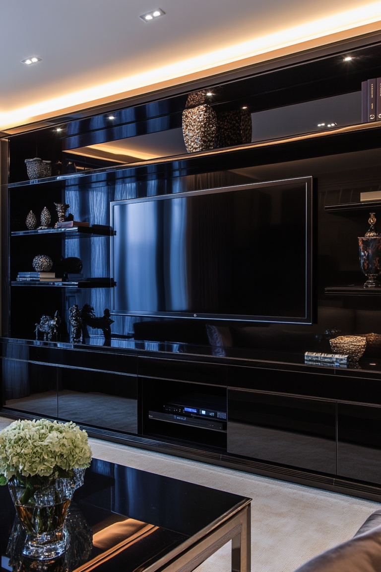 25 Modern TV Wall Unit Ideas With Smart Function - Shower Redefined