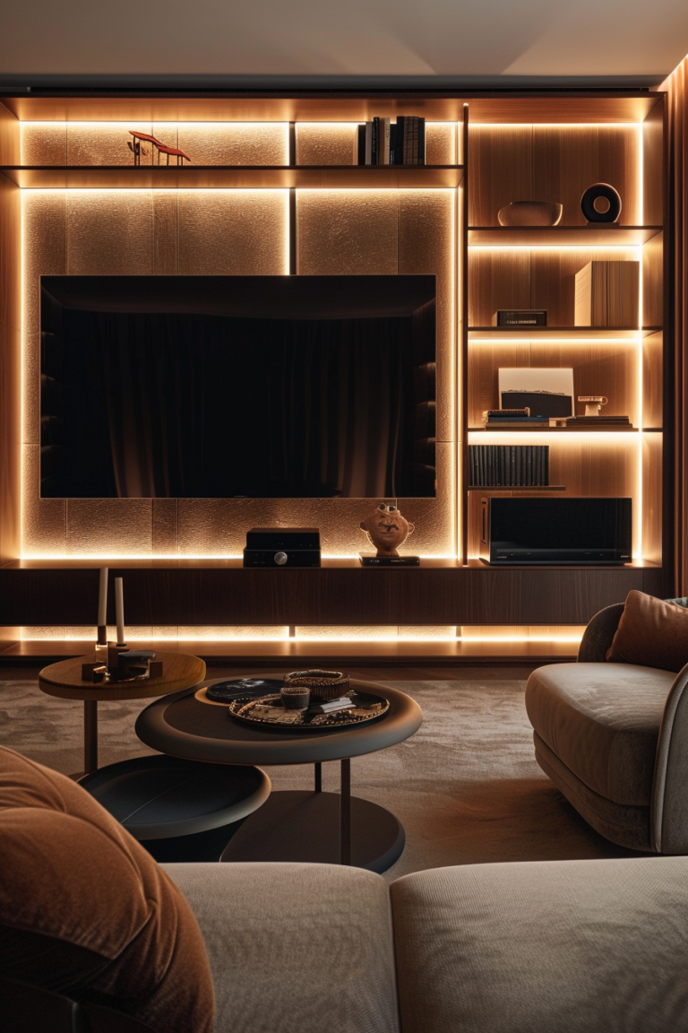 25 Modern TV Room Ideas With Smart Function - Shower Redefined