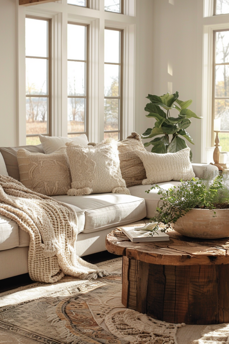 25 Modern Farmhouse Living Room Ideas With Rural Charm - Shower Redefined